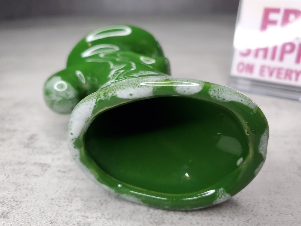 Green Miniature Vase Vintage - Etsy