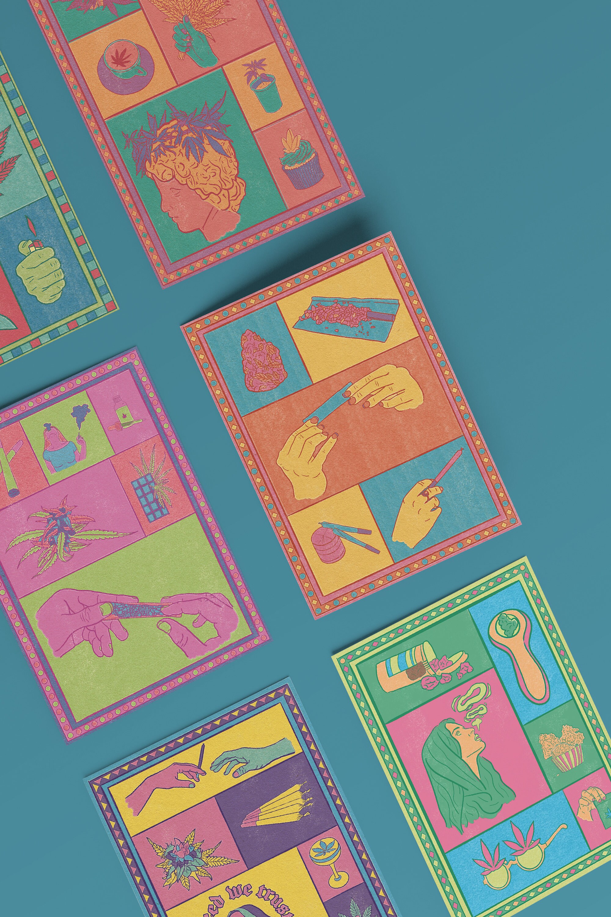 Postcards Art, Joint Card, Collage Frame 4x6, Trippy Posters, 4x6 ...