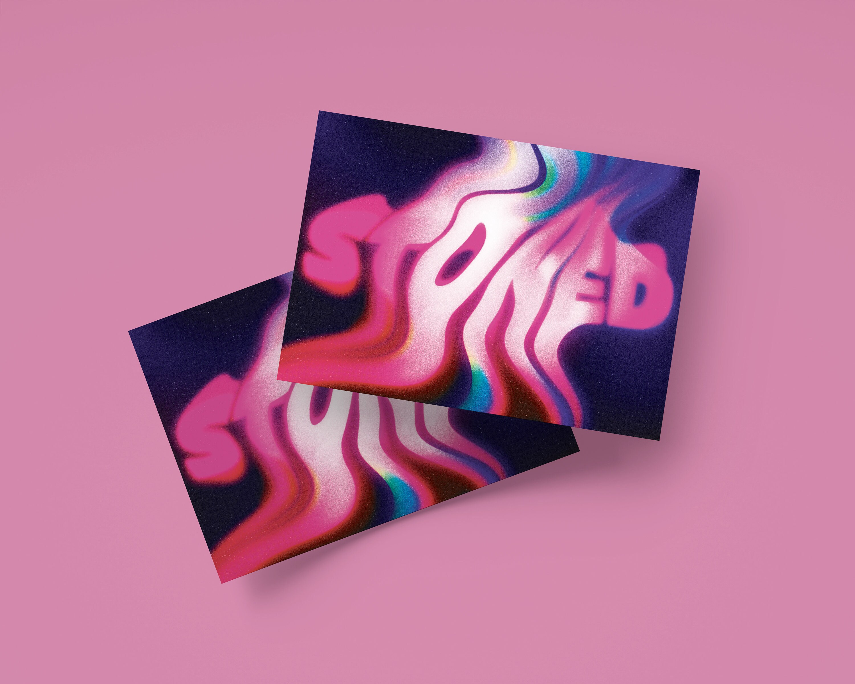 Postcards, Psychedelic Poster, Distortion, Vertigo Poster, Card, Mini ...