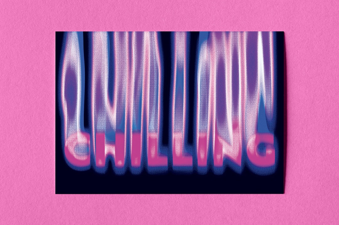 Postcards Psychedelic Art Acid Poster Minimalist Weed - Etsy