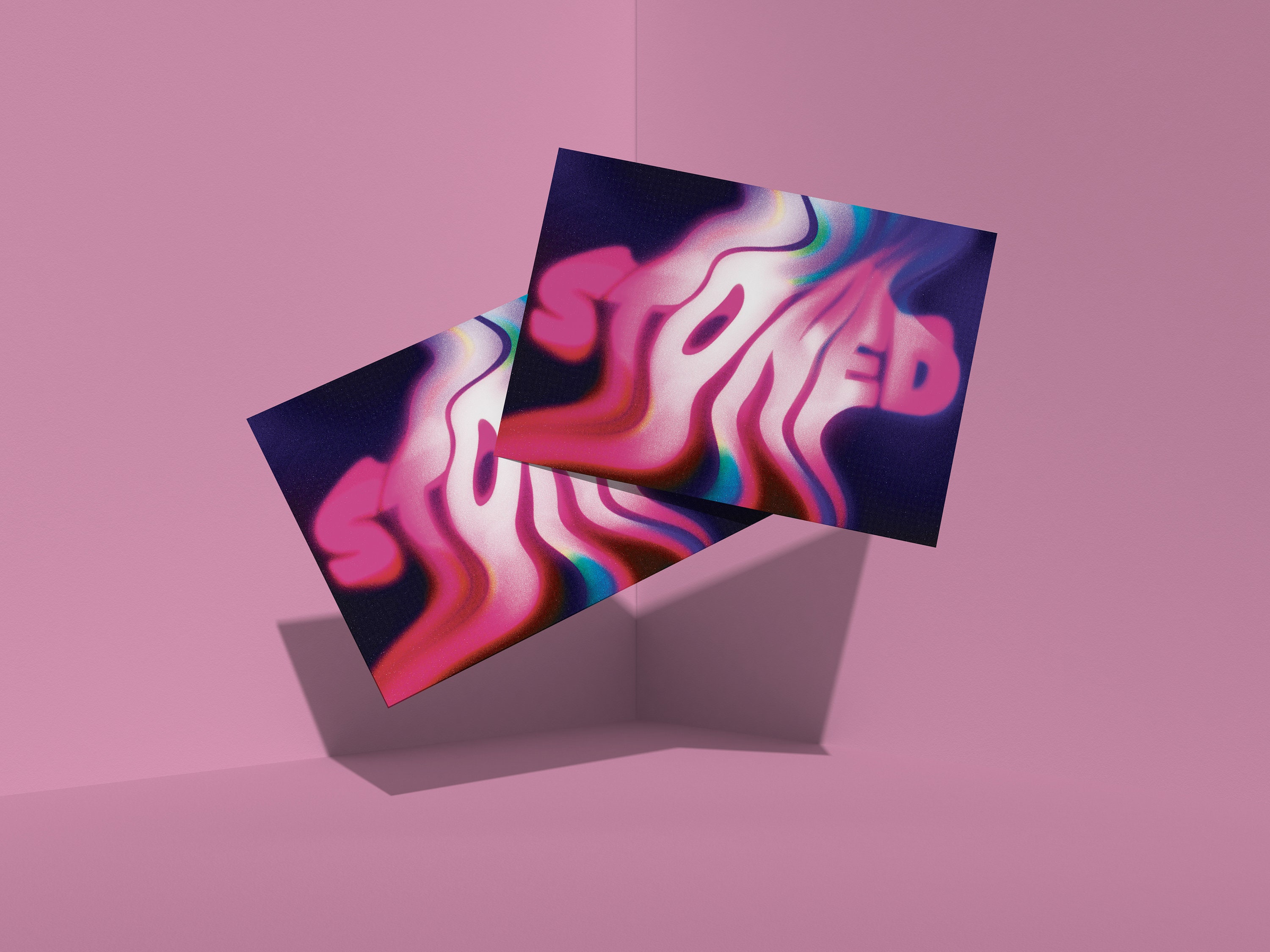 Postcards, Psychedelic Poster, Distortion, Vertigo Poster, Card, Mini ...