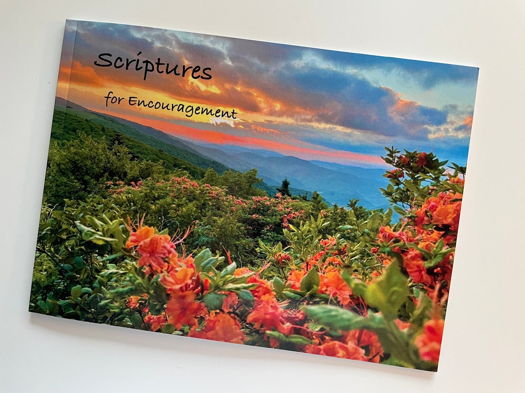 Inspirational Scriptures for Encouragement Booklet With Beautiful ...