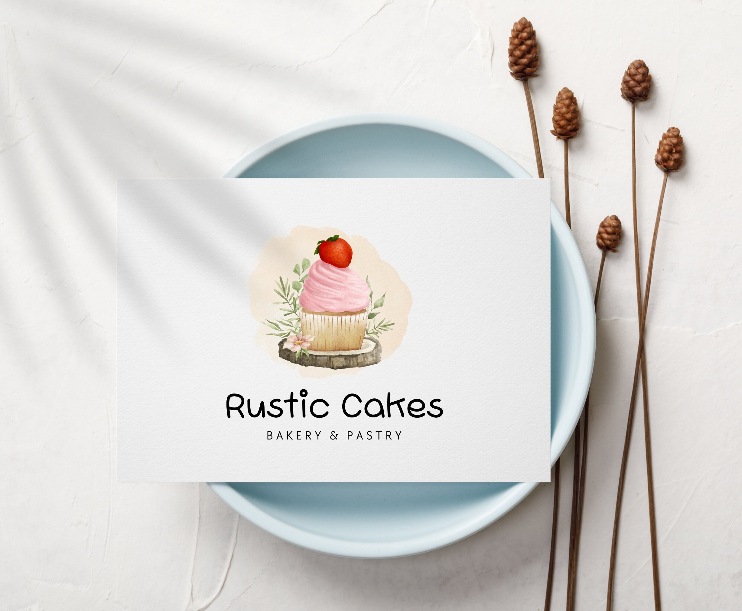 Bakery Logo Design Premade Bakery Logo Bakers Logo Custom - Etsy