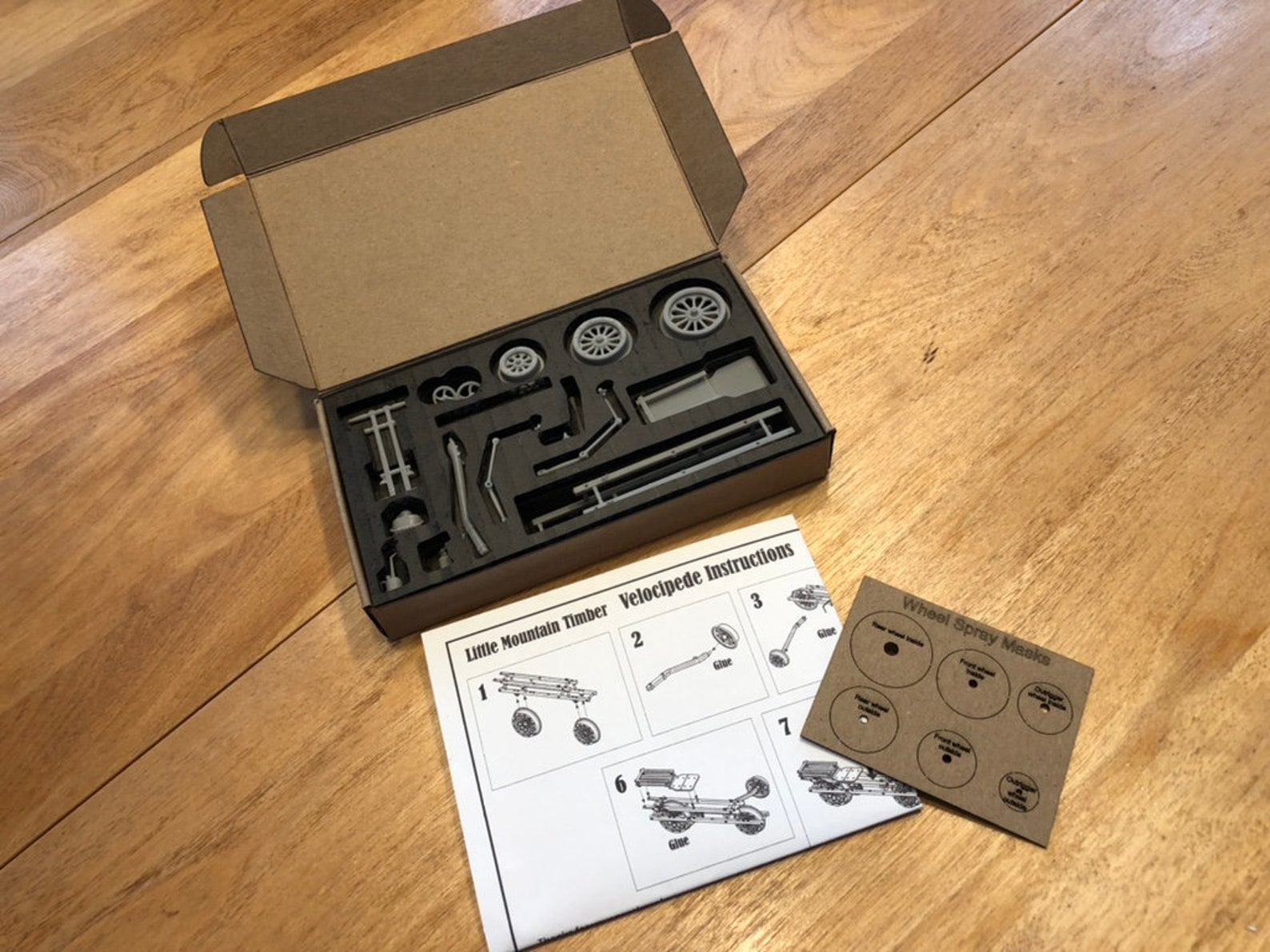 F Scale Velocipede Kit. 1:20.3 Scale. Unpainted. - Etsy