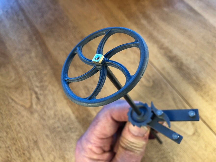 1 1/2 Inch Scale Flat Car Brake Hand Wheel Kit - Etsy