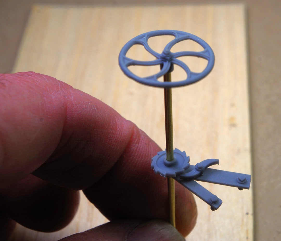 G Scale 1:20.3 Flat Car Hand Wheel Kit - Etsy