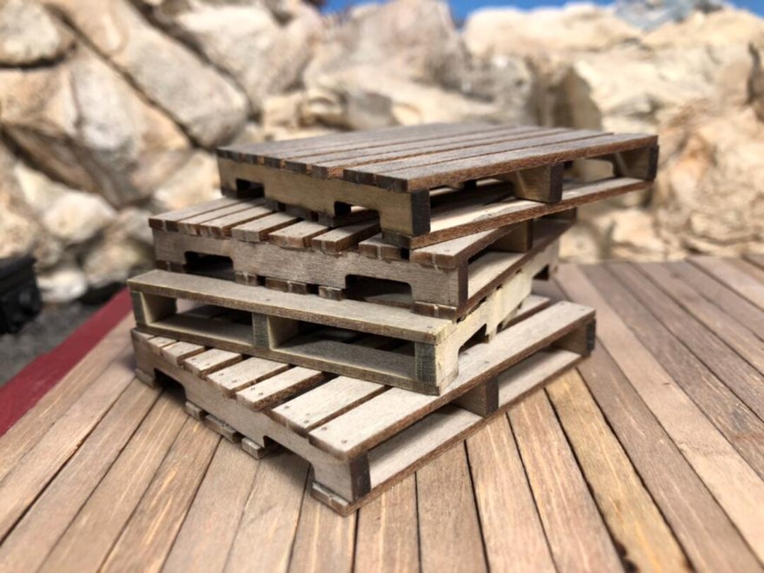 Set of Four Laser Cut Pallets. Unpainted. - Etsy