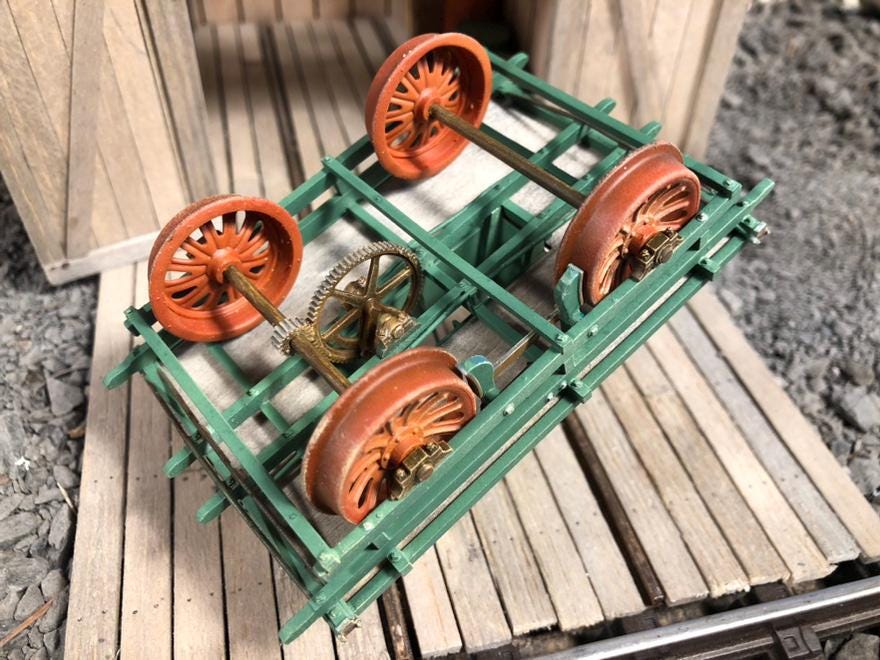 F Scale Hand Car Kit. Unpainted - Etsy