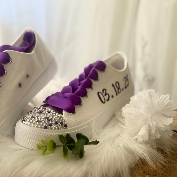Purple Wedding Shoes - Etsy