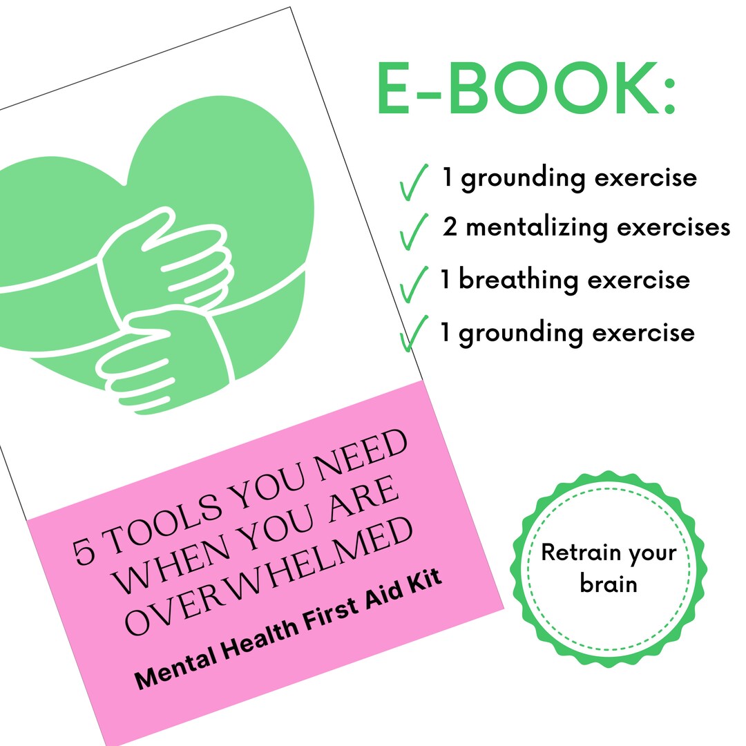 Mental Health Kit, Therapy Tools, Ebook, Anxiety Care Package, Stress ...