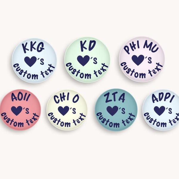 Sorority Buttons - Etsy