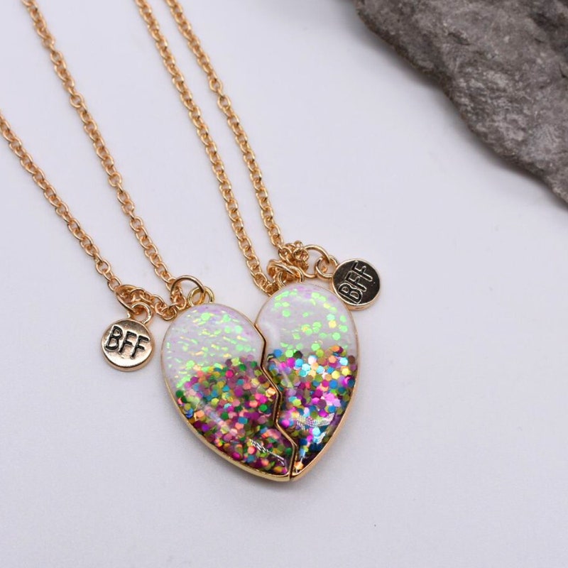 Bff Necklace for 2 Girls - Etsy