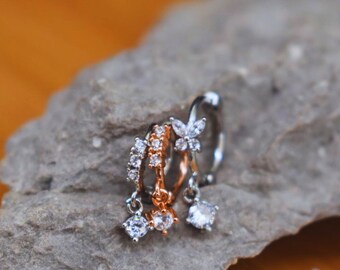 Dangle Nose Ring - Etsy