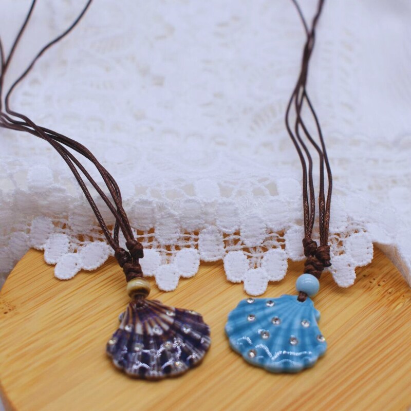Scallop Shell Necklace - Etsy