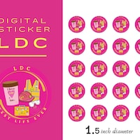 LDC Sister Stickers best Life Ever Transparent Outdoor Stickers, Die ...
