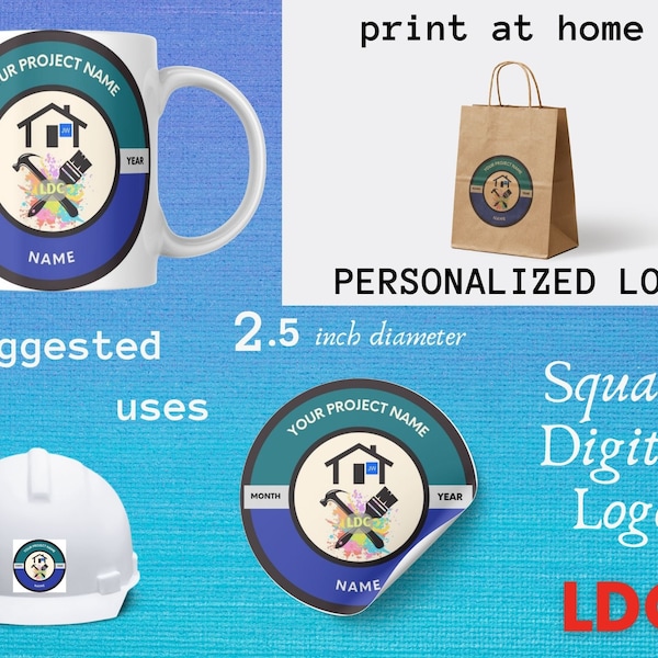 LDC Name Stickers DRC JW Water Resistant Transparent - Etsy