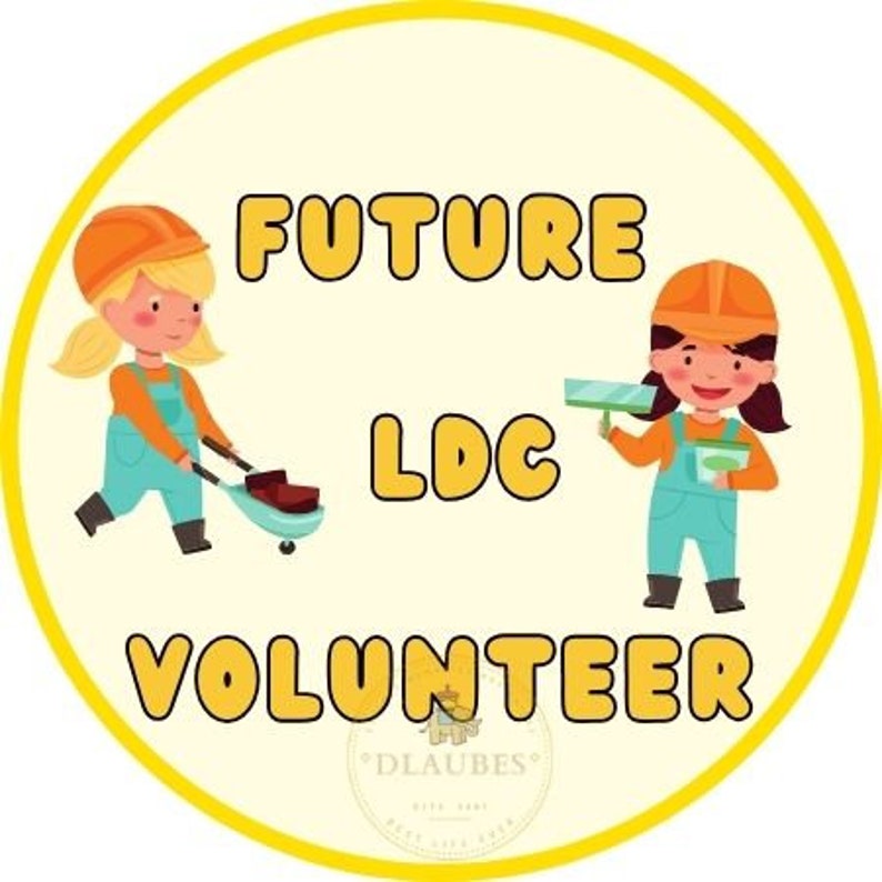 LDC Future LDC Volunteer for Girls Digital Sticker 2.5 In - Etsy