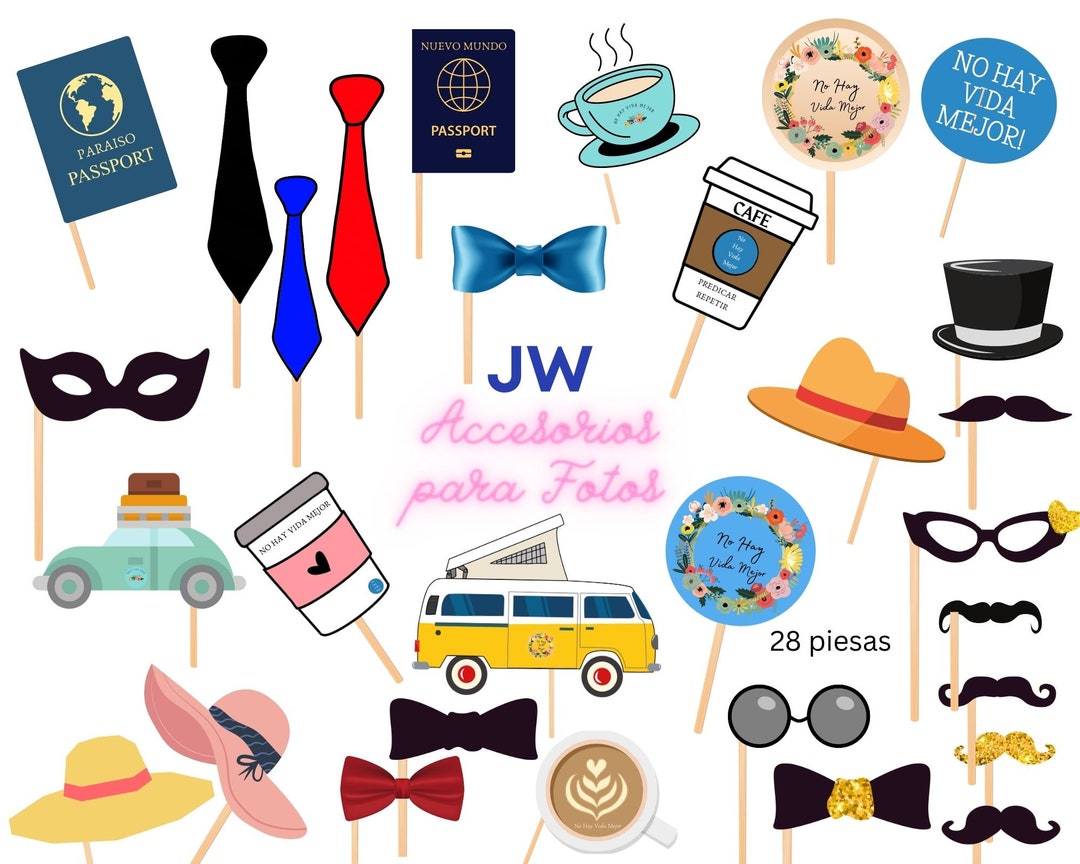 JW No Hay Vida Mejor Photo Prop Accesorios Para Fotos Digital - Etsy
