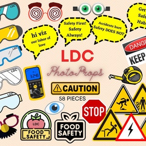 LDC Photo Booth Props 58 IMAGES - Etsy