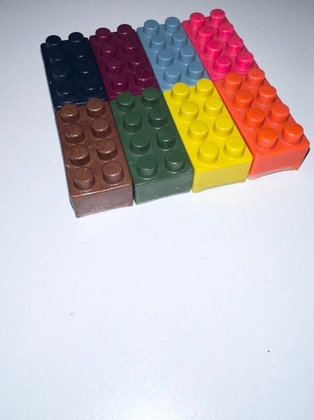 Set of 50 Mini Brick Shaped Crayons - Etsy