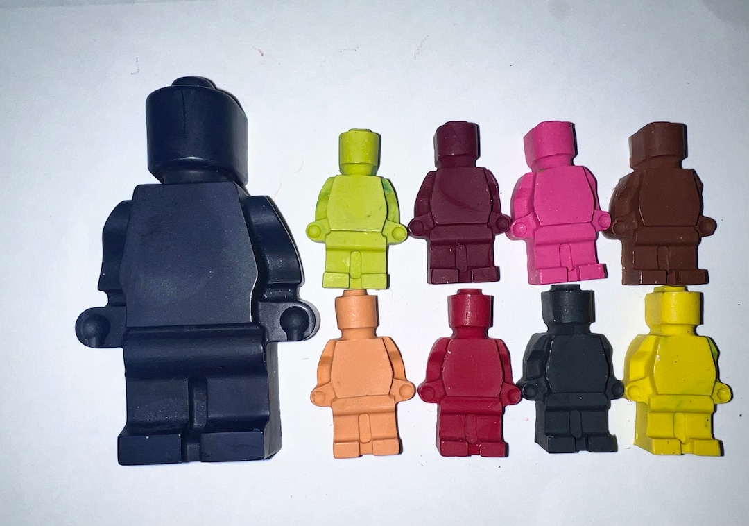 Large Robot Crayon/ Mini Robot Crayons - Etsy