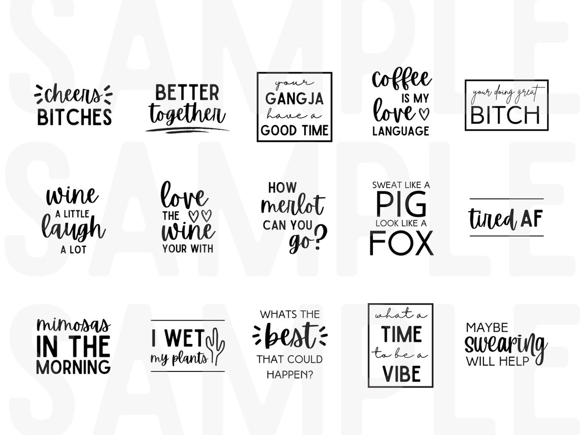 Mix N Match SVG Bundle Cut Files Cricut Random Bundle Digital Download ...