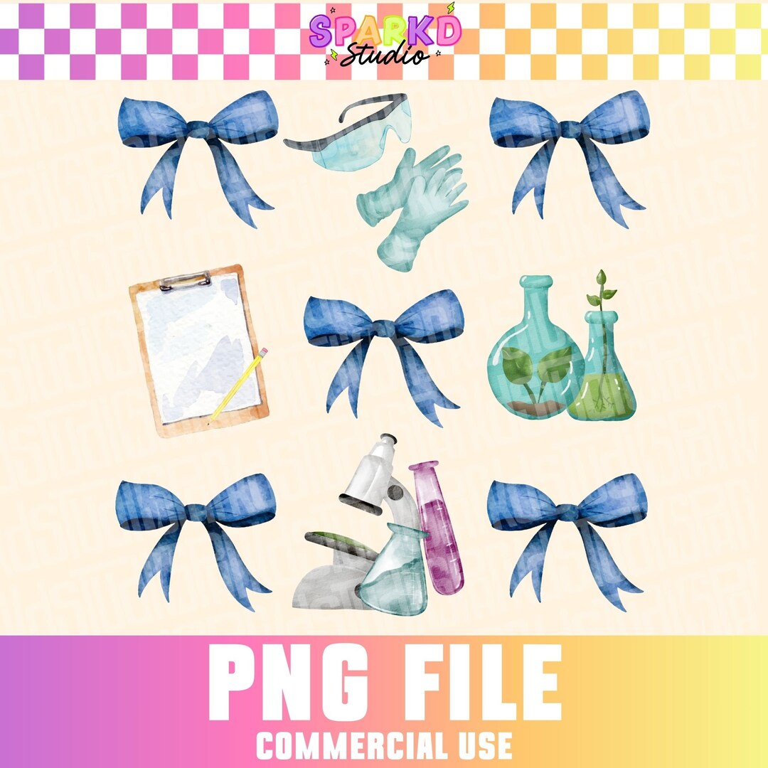 Coquette Science PNG, Retro, Trendy Sublimation Design for Back to ...