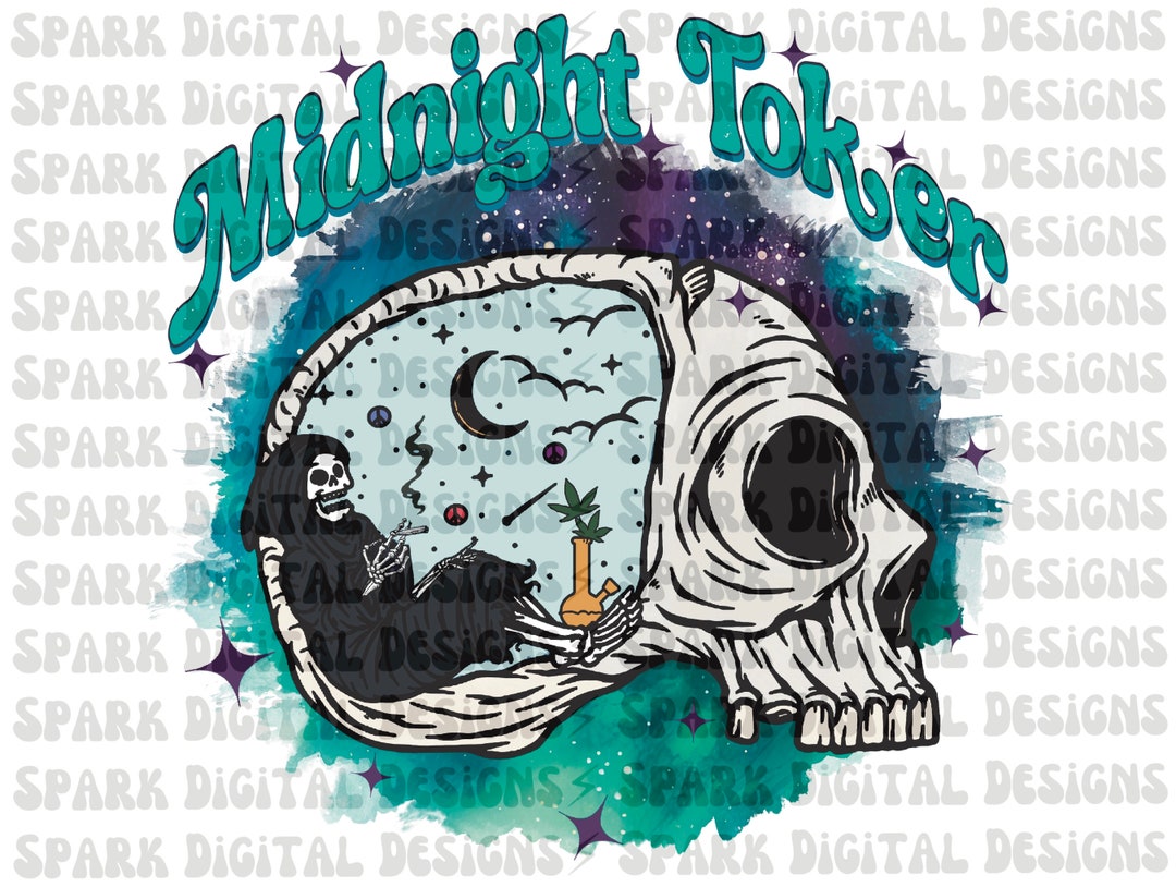 Midnight Toker Png, Stoner Png, Stoner Sublimation, Weed Sublimation ...