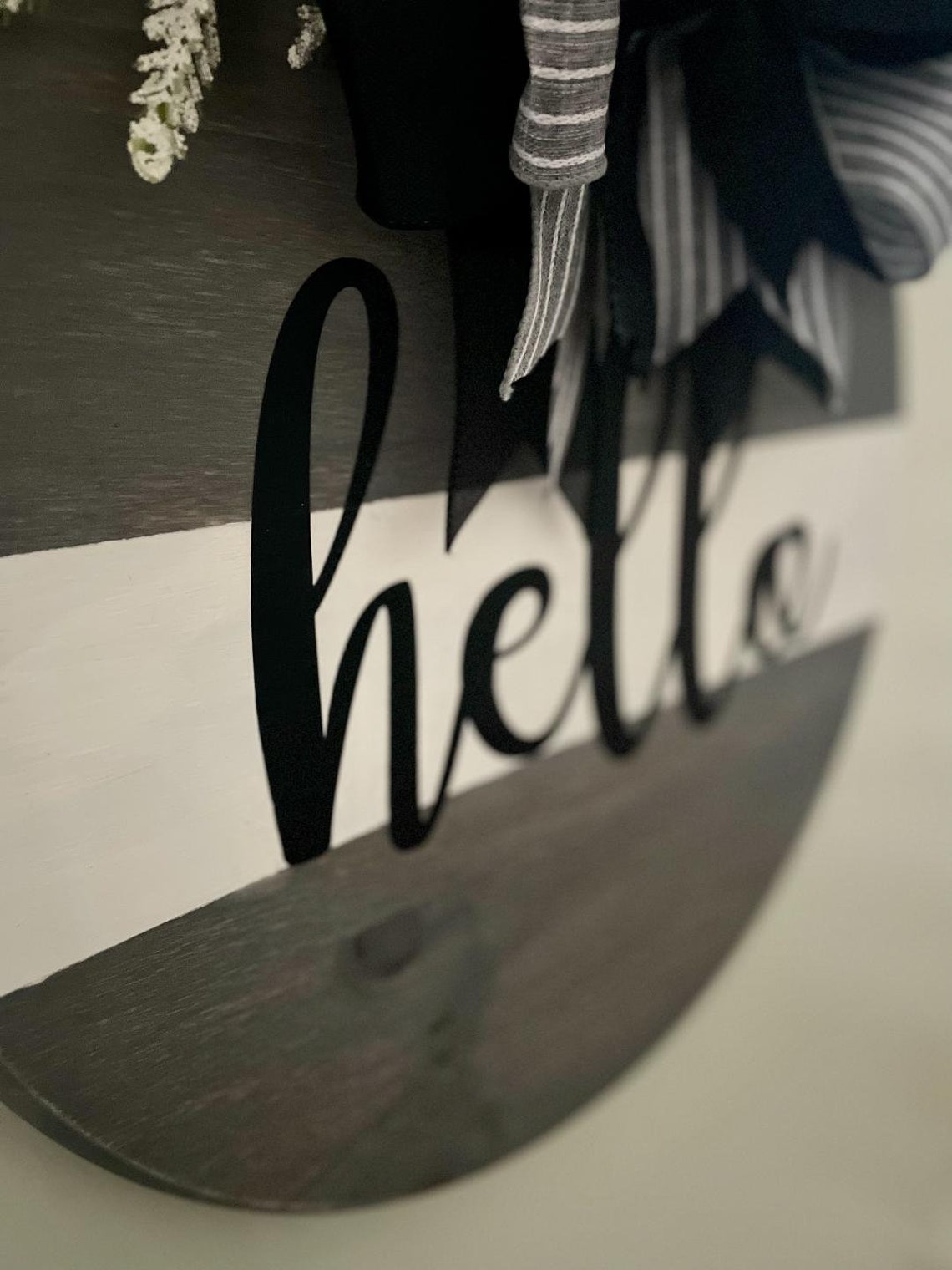 Hello Door Sign - Etsy