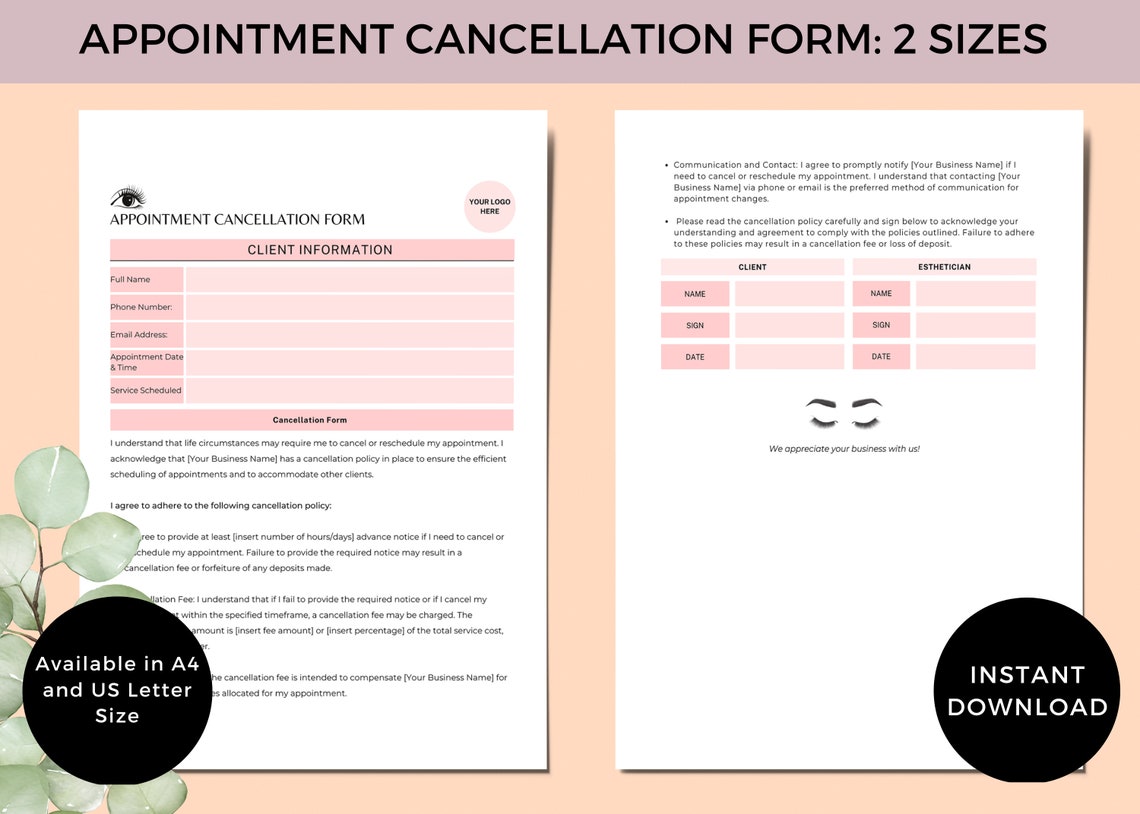 Eyelash Extension Forms Lash Extension Forms Esthetician Consultation ...