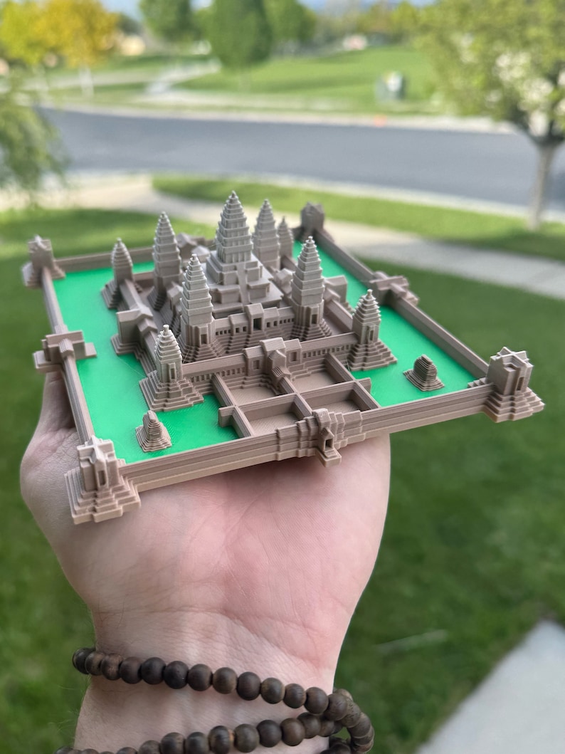 3d Printed Model of Angkor Wat in Cambodia - Etsy