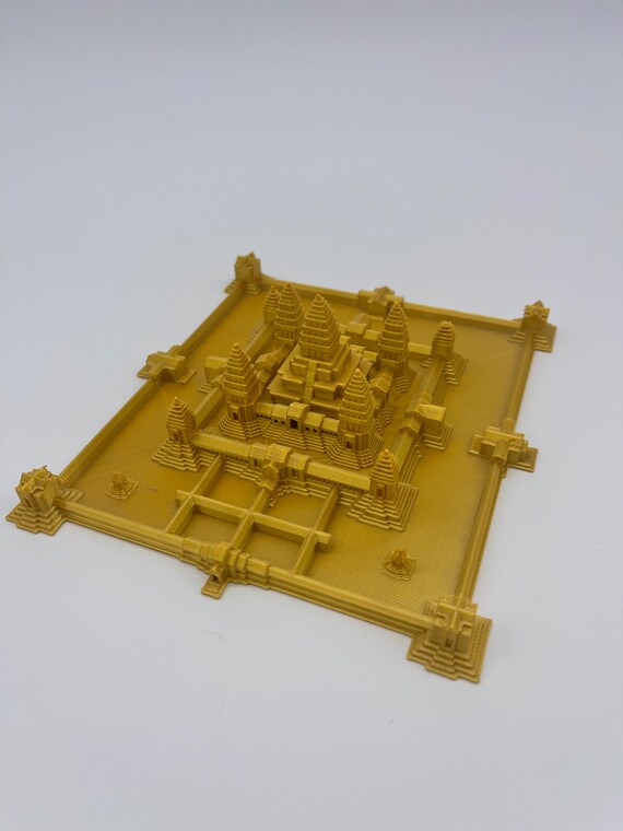 3d Printed Model of Angkor Wat in Cambodia - Etsy