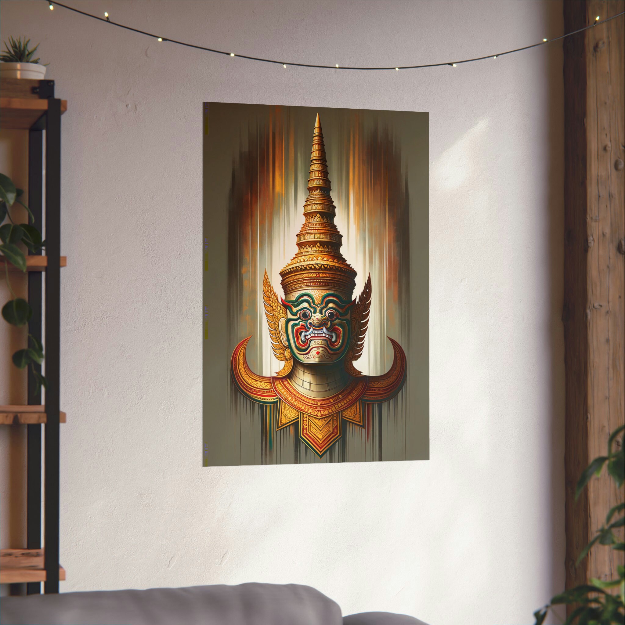 Matte Poster - Cambodian Yaksa Rama Sura: Matte Poster Art - Etsy