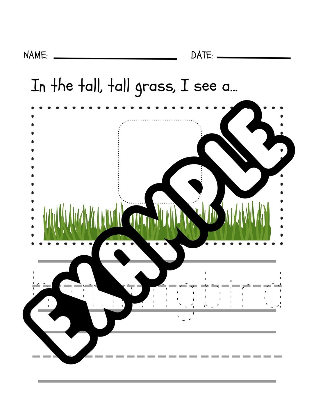 In the Tall Tall Grass Companion Worksheet - Etsy