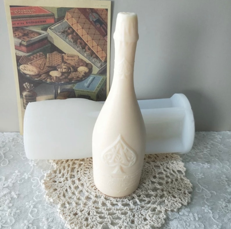 Champagne Bottle Silicone Mold - Etsy