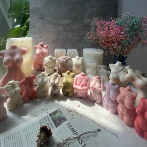 Body Statue Silicone Molds for Candle Making (multiple Sizes & Options ...