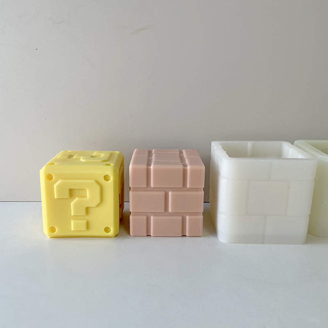 Super Mario Theme Silicone Molds -- for Candle Making, Resin, Chocolate ...