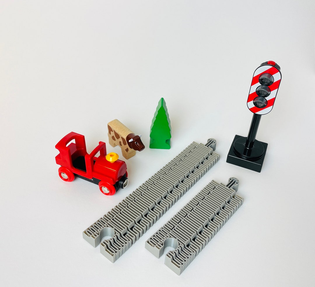 Flexible Rail Bendable Railway Track Compatible With BRIO IKEA Lidl ...
