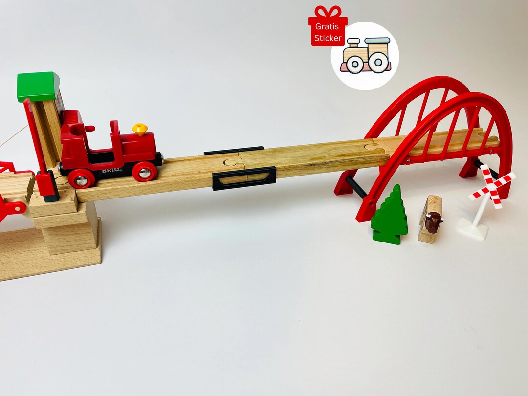 4 Rail Clamps / Rail Holders for Drawbridges, Wooden Rails Compatible ...