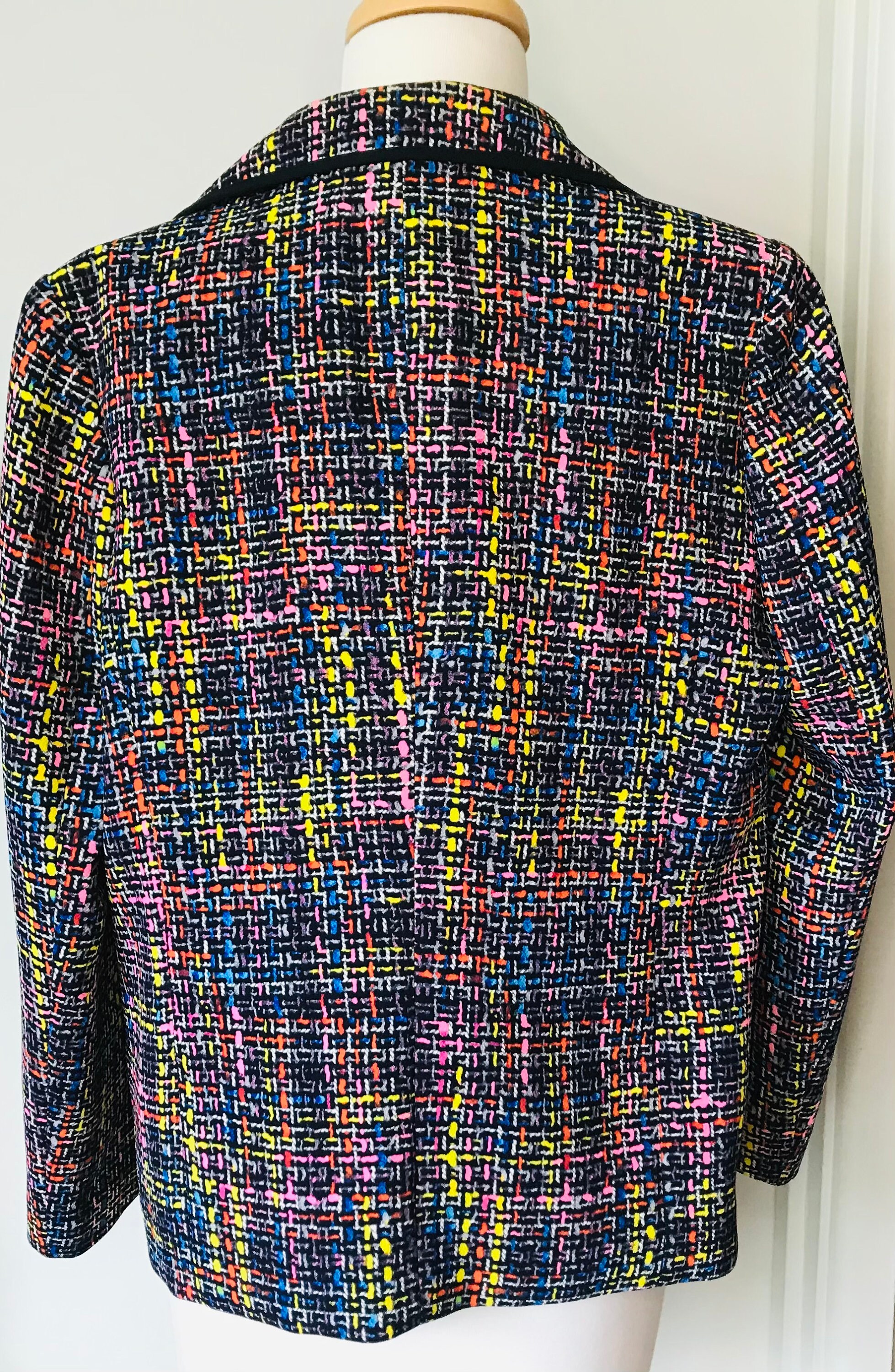 Quality Vintage Tweed Jacket Italian Designer Jacket Vintage Fashion ...