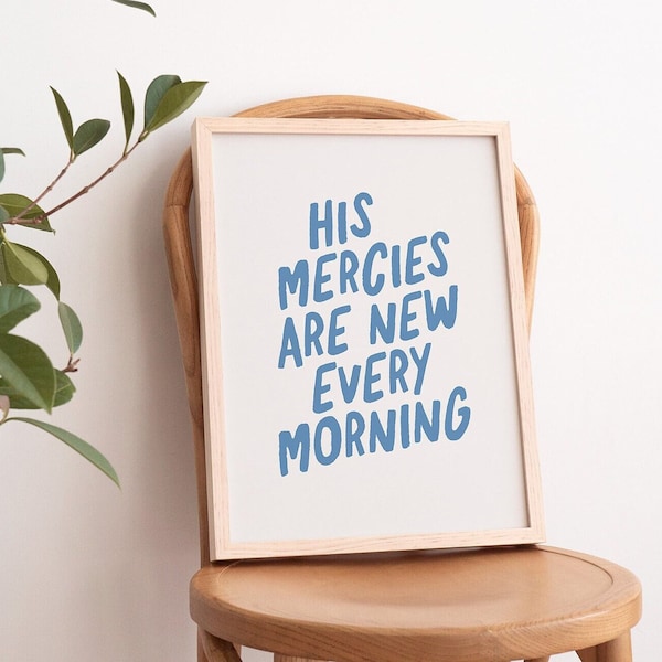 His Mercies Are New - Etsy