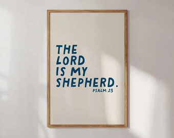 Psalm 16:11, Minimalist Christian Wall Art, Digital Print Handwritten ...