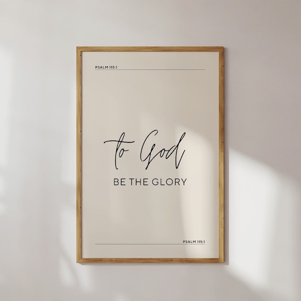 Glory of God Poster - Etsy