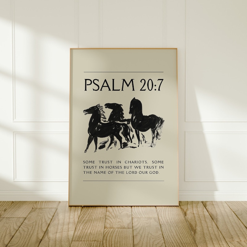 Psalm 20:7 - Etsy