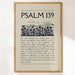 Psalm 139 Vintage Christian Wall Art Neutral Printable Wall Art ...