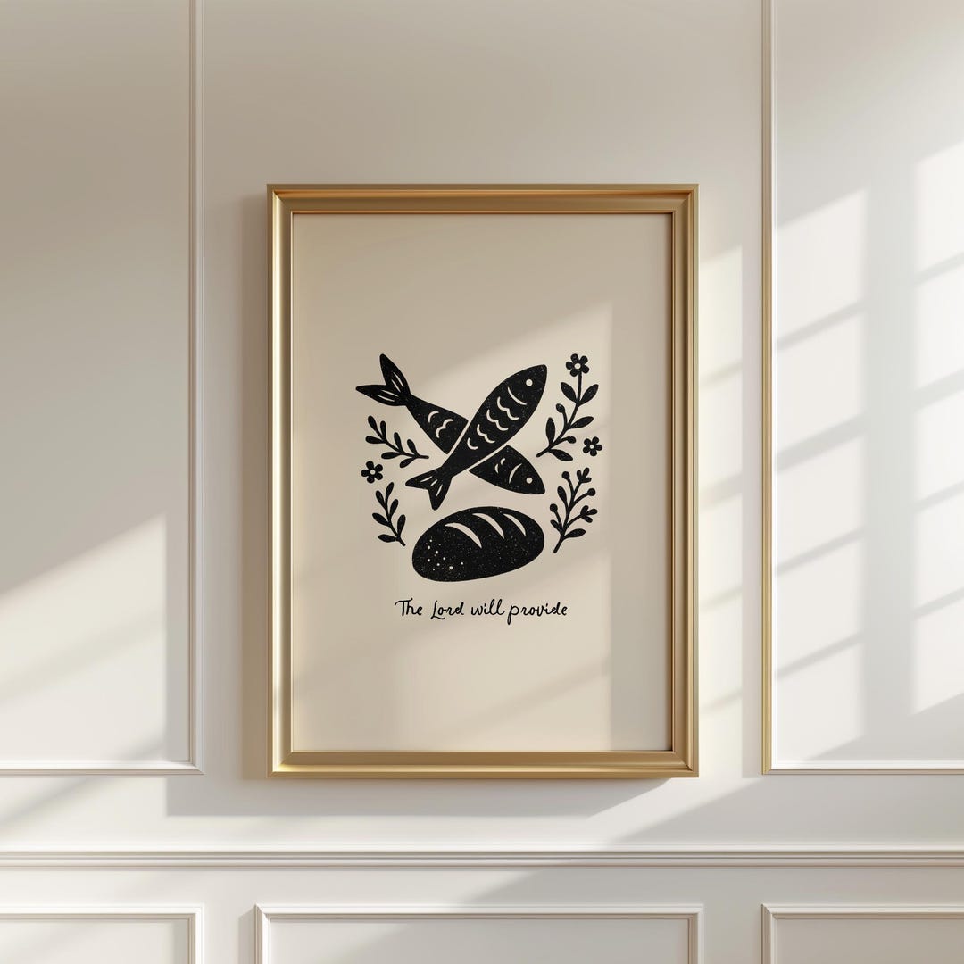 The Lord Will Provide Christian Bible Verse Print (digital Download ...