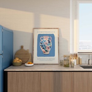 2 Corinthians 4 Jars of Clay Print, Matisse Print, Christian Wall Art ...