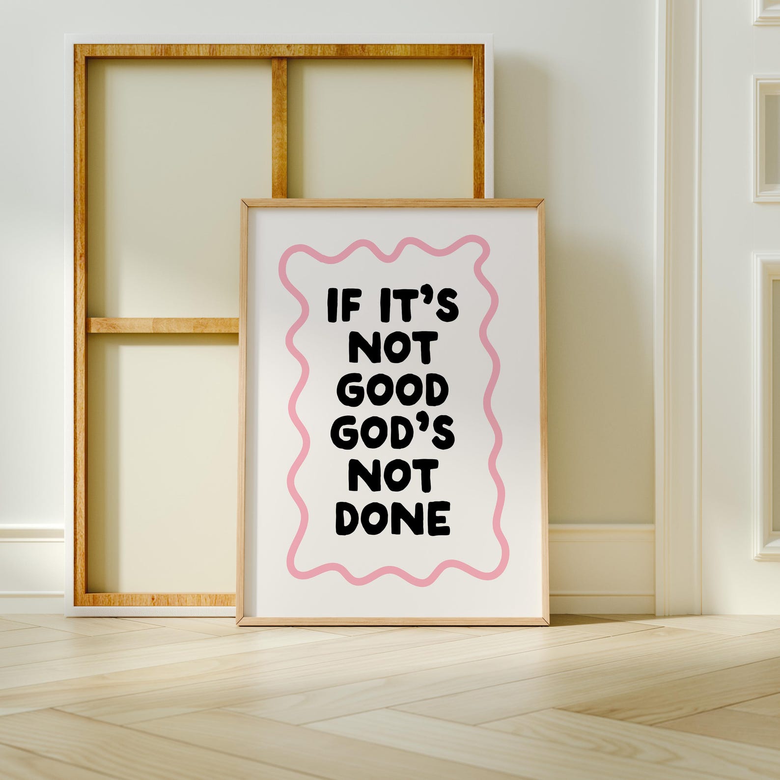 Christian Wall Art: If It's Not Good God's Not Done (digital Download ...