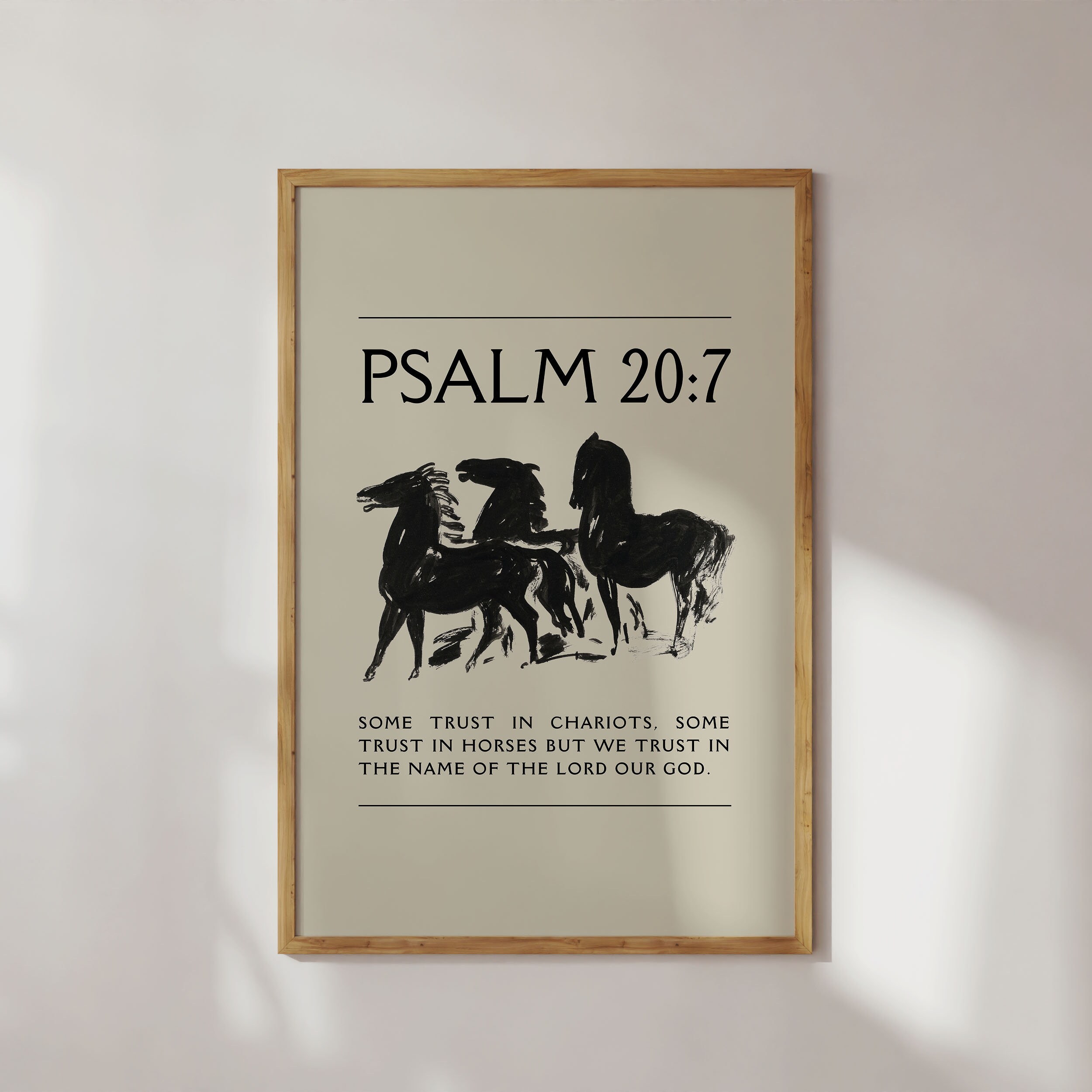 Psalm 20:7 Vintage — Olkening Press | Digital Prints