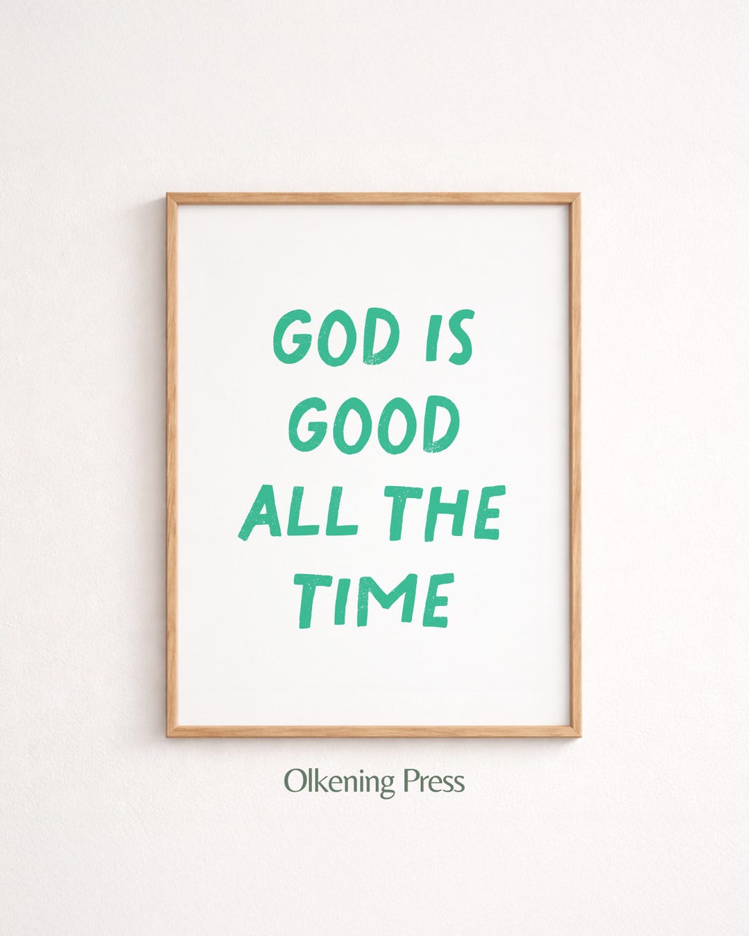 God is Good - Christian Quote Poster (digital Download) - Etsy